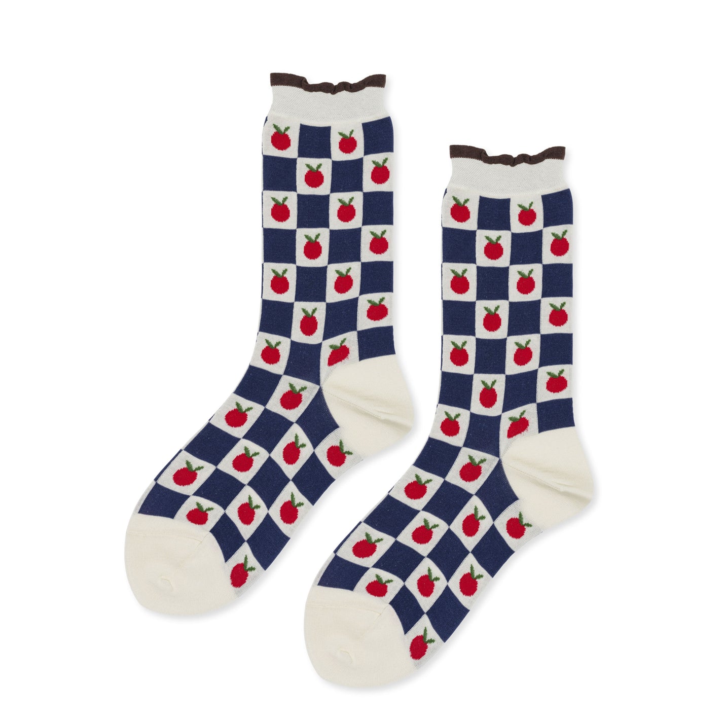 Tiny Tomato Crew Sock – Piecework Puzzles