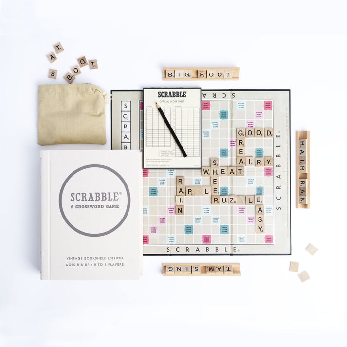 Scrabble Vintage Bookshelf Edition – Piecework Puzzles