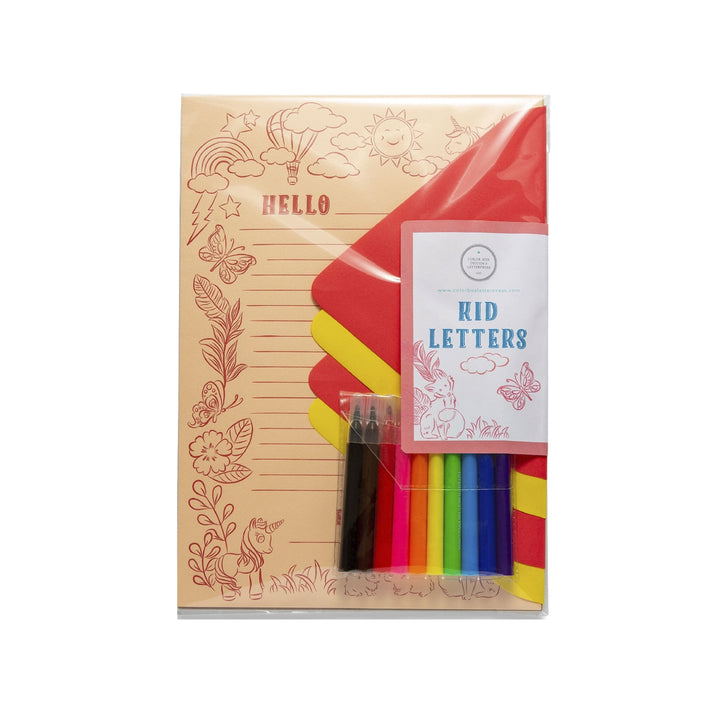 Kid Letters Notecard Set – Piecework Puzzles
