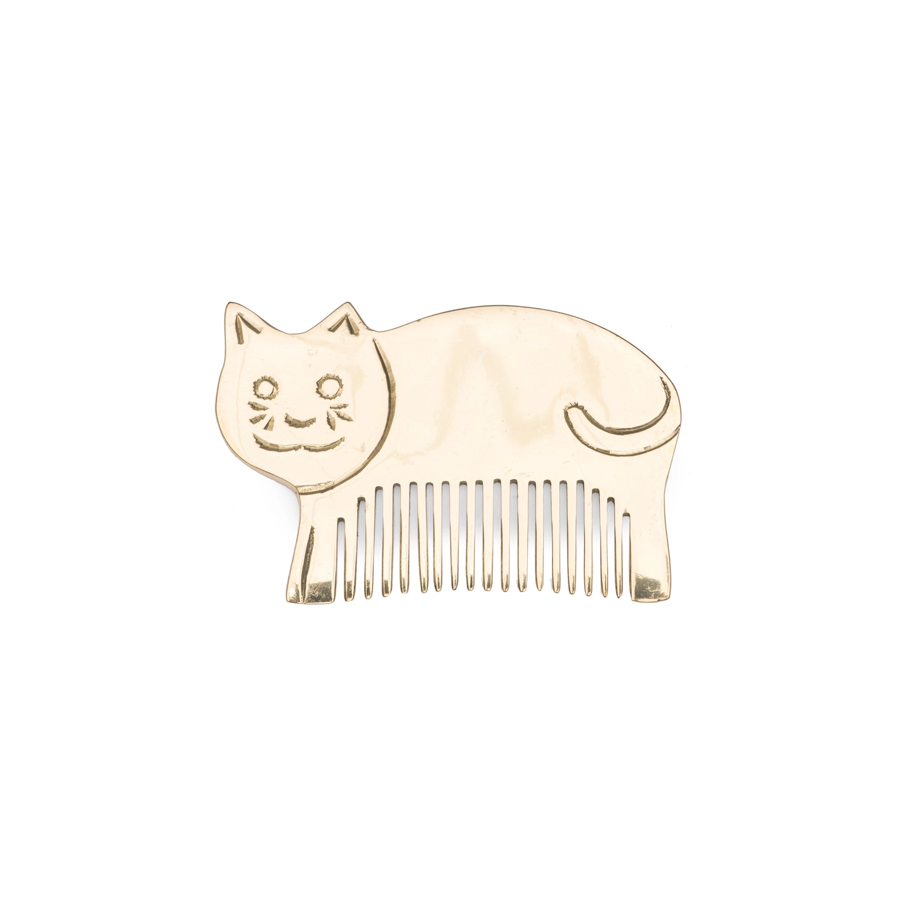 Cat Brass Comb – Piecework