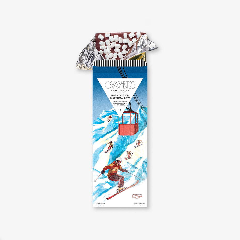 Hot Cocoa & Marshmallow Dark Chocolate Bar – Piecework Puzzles