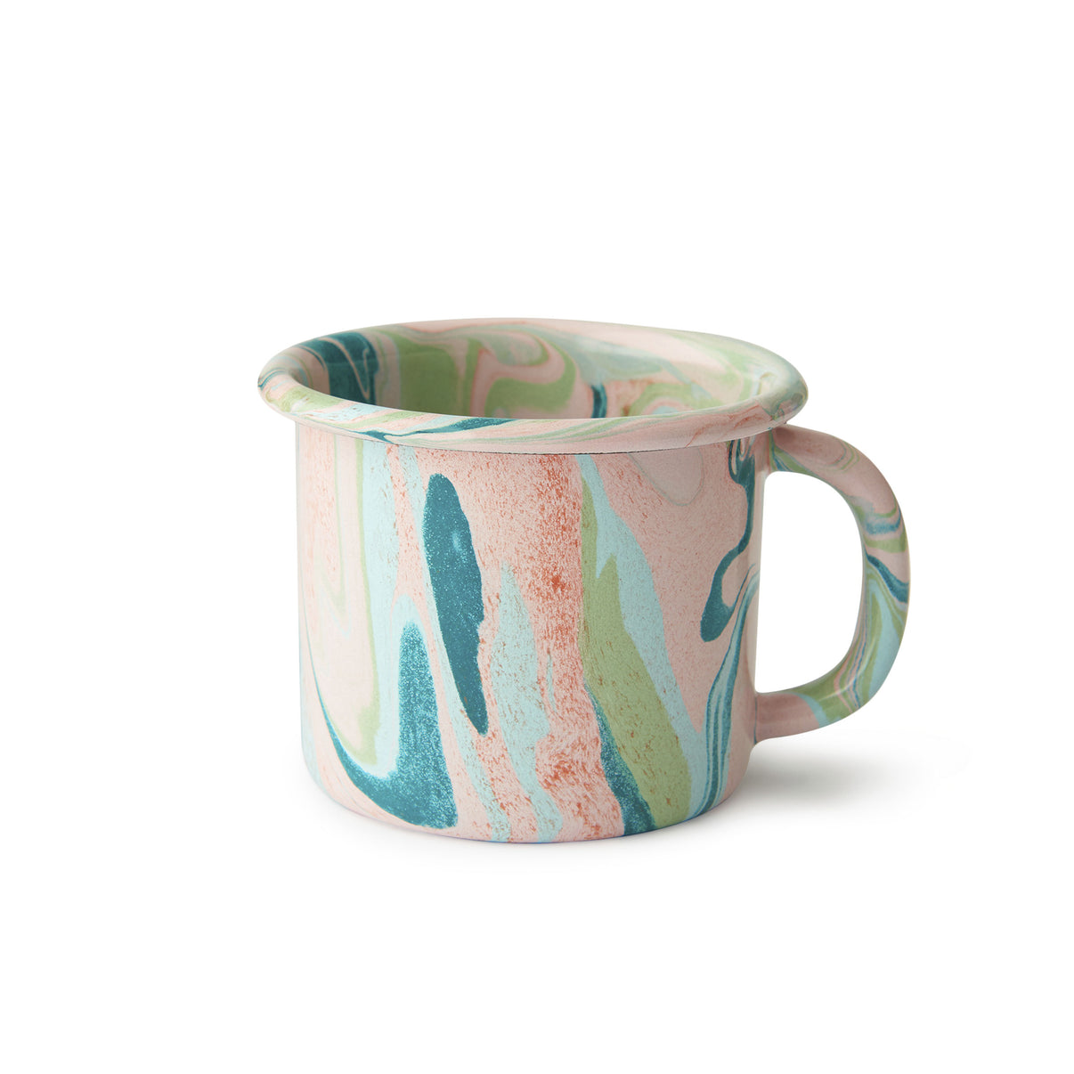 Blush Swirl Enamelware Mug – Piecework Puzzles