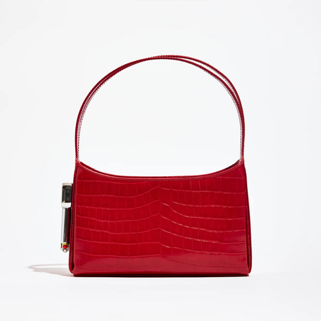 Burn Shoulder Bag in Red Croc – Piecework