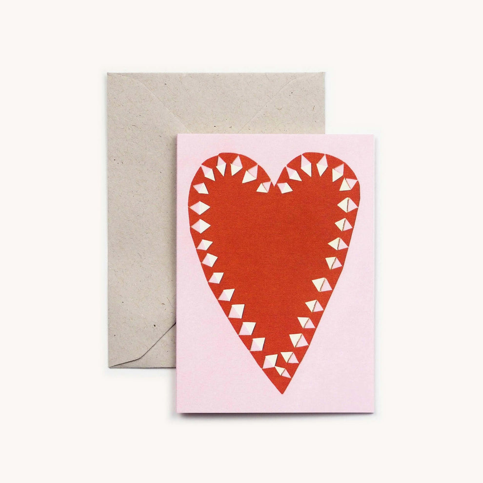 Little Heart Card – Piecework
