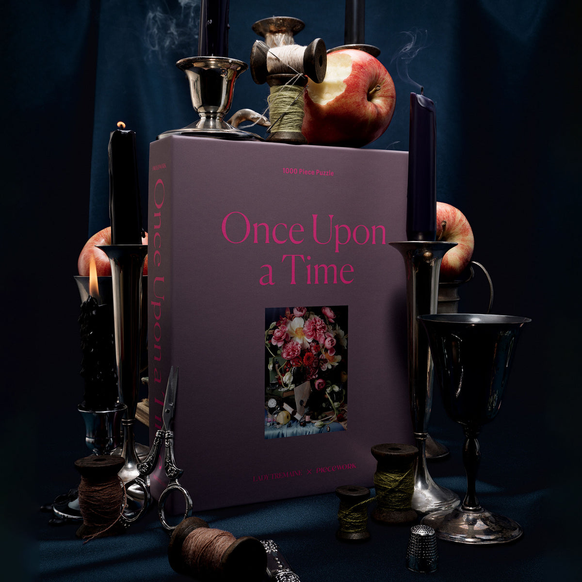 Once Upon a Time 1000 Piece Art Puzzle | Literary Still Life by Piecework