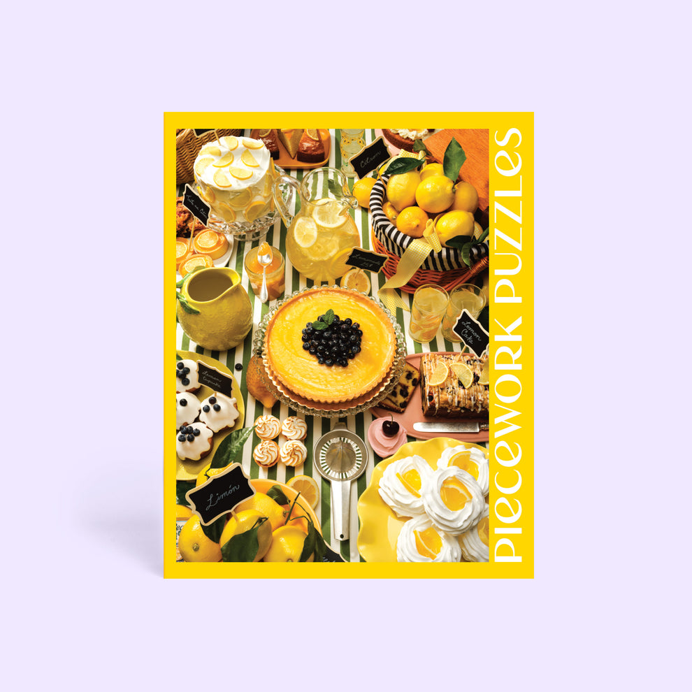Lemonade 1000 Piece Puzzle – Zesty Citrus Jigsaw – Piecework Puzzles