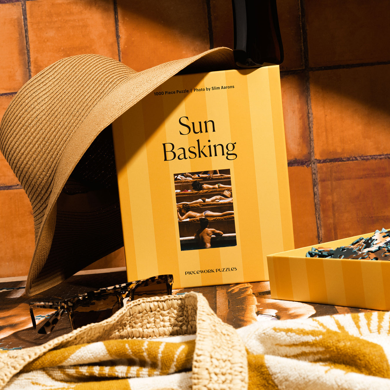Sun Basking 1000 Piece Puzzle — Slim Aarons Capri – Piecework
