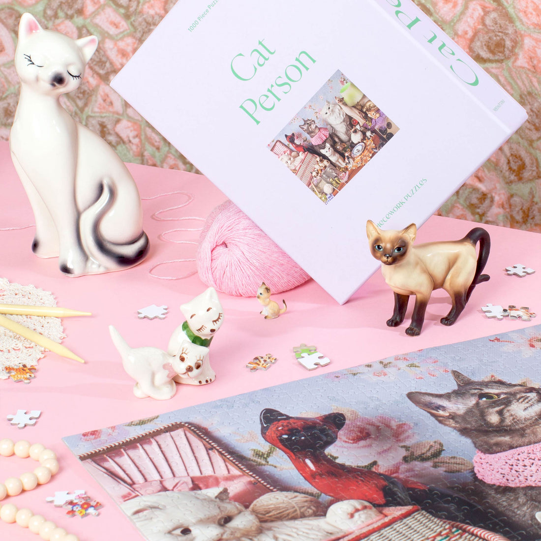 Cat Person | Cat Jigsaw Puzzle | 1000 Piece Puzzle – Piecework Puzzles